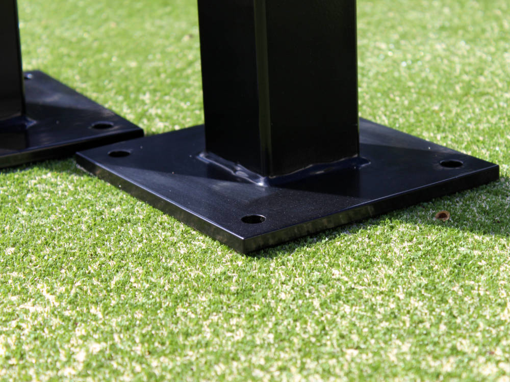 Tennis Net Post Pair with Baseplates | Sportzing Australia Tennis ...