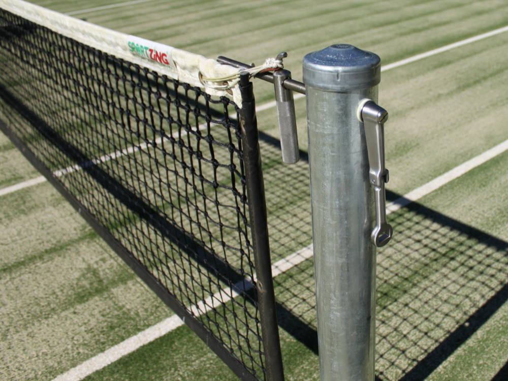 TENNIS POST PAIR GALV - GROUND SLEEVE I SPORTZING TENNIS AUSTRALIA ...